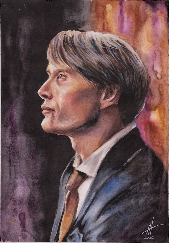 Hannibal Lecter Art Print - Etsy