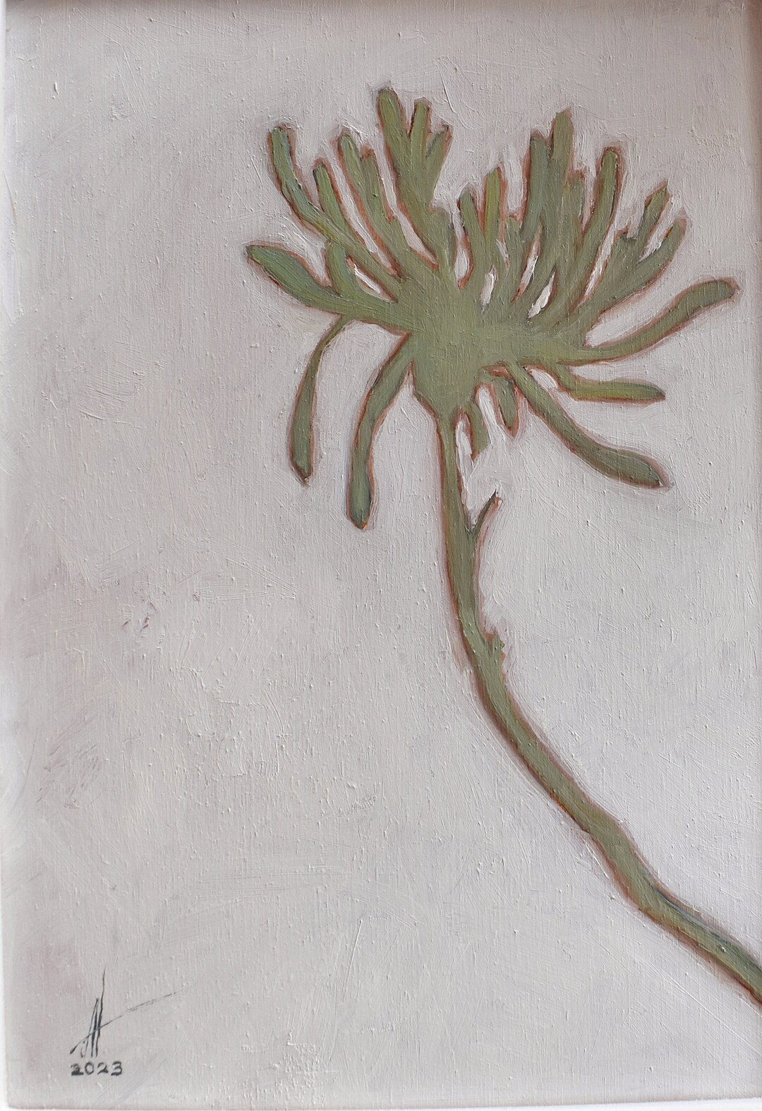 Reminiscence Original Oil Painting on Wood - Etsy