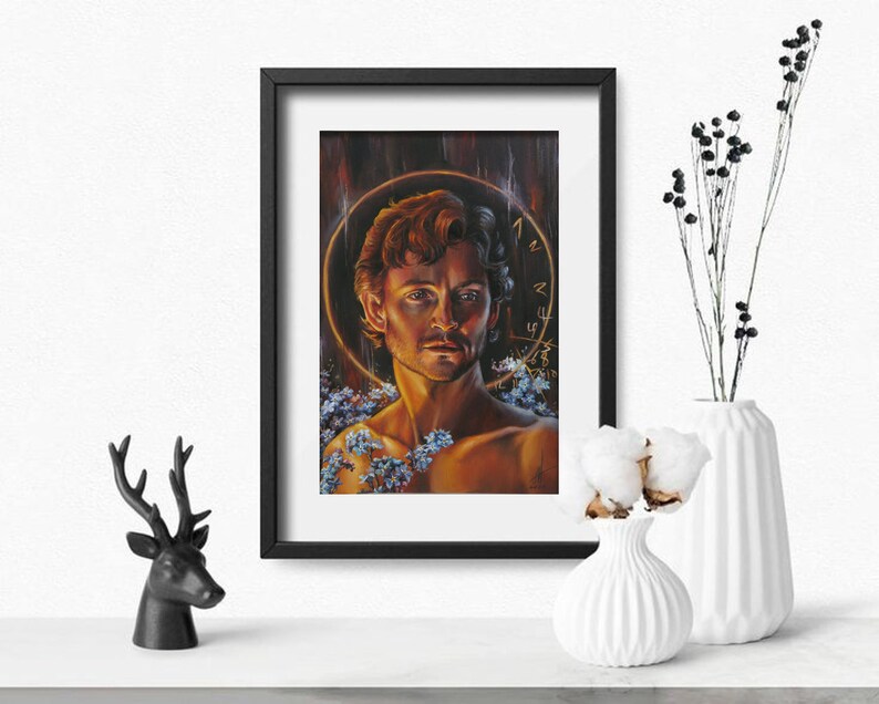 Will Graham Hannibal Painting Print Fannibal Fest | Etsy