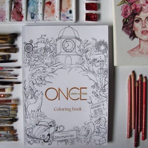 Once Upon A Time Coloring Book - Etsy