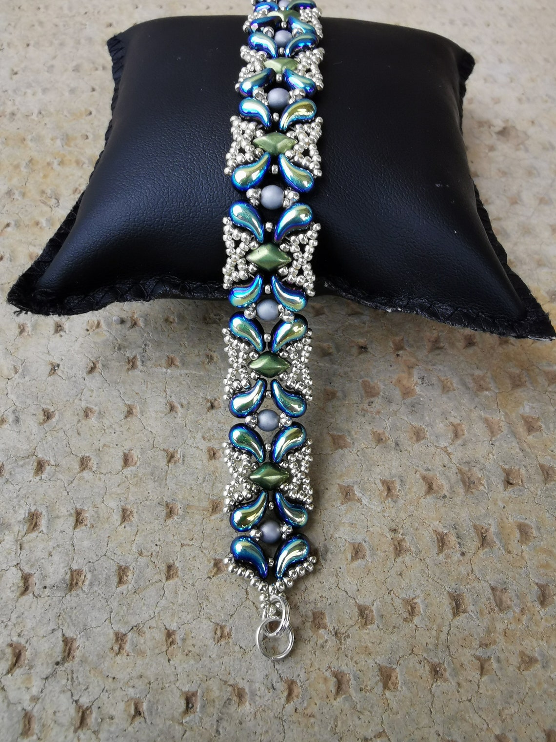 Pattern Zanzibar Bracialet Beadwork Beading Zoliduo Gemduo - Etsy