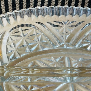 Vintage Early American Pattern Glass 10 Oval CLEAR - Etsy