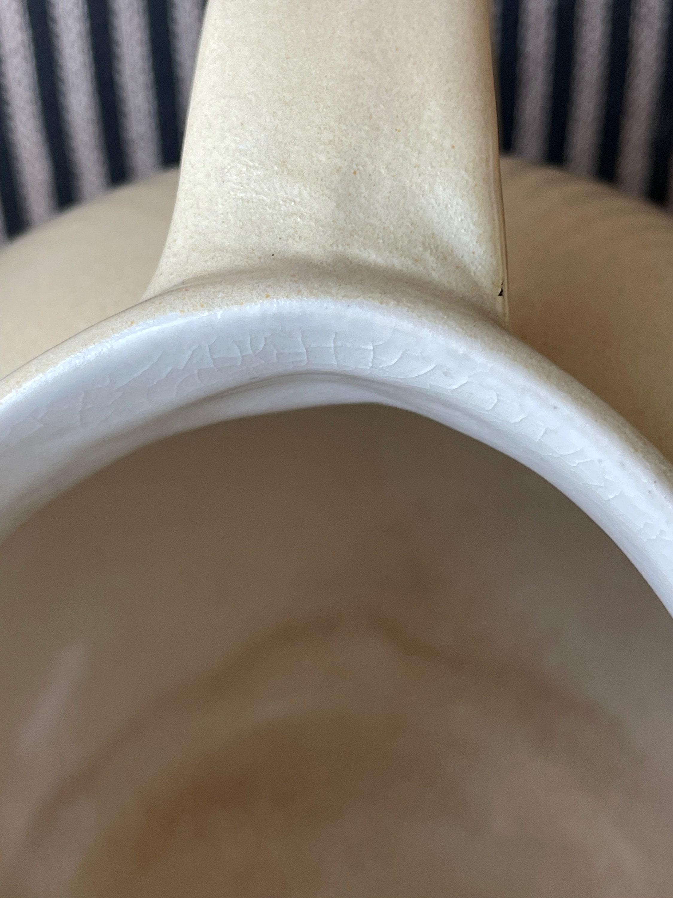 Vintage 1930 1.5 QT Red Wing Rumrill Tan Ball Pitcher With Ice Lip 547 ...