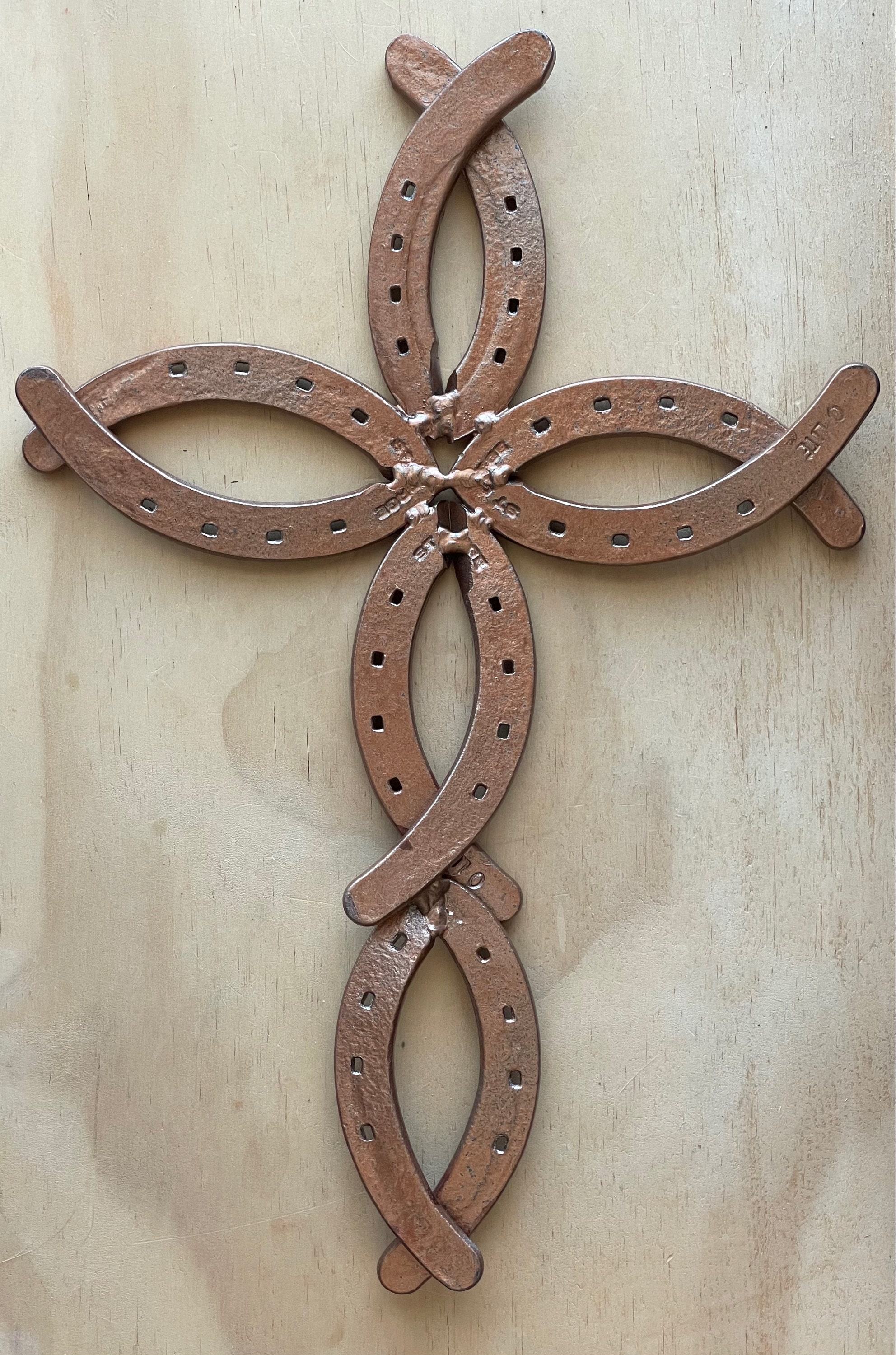Ichthys Horseshoe Cross - Etsy