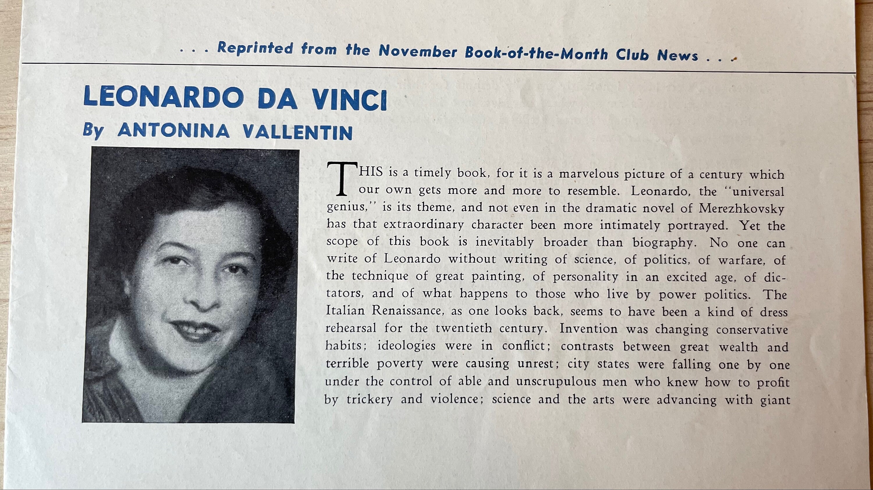 Vintage Book: Leonardo Da Vinci the Tragic Persuit of Perfection by ...
