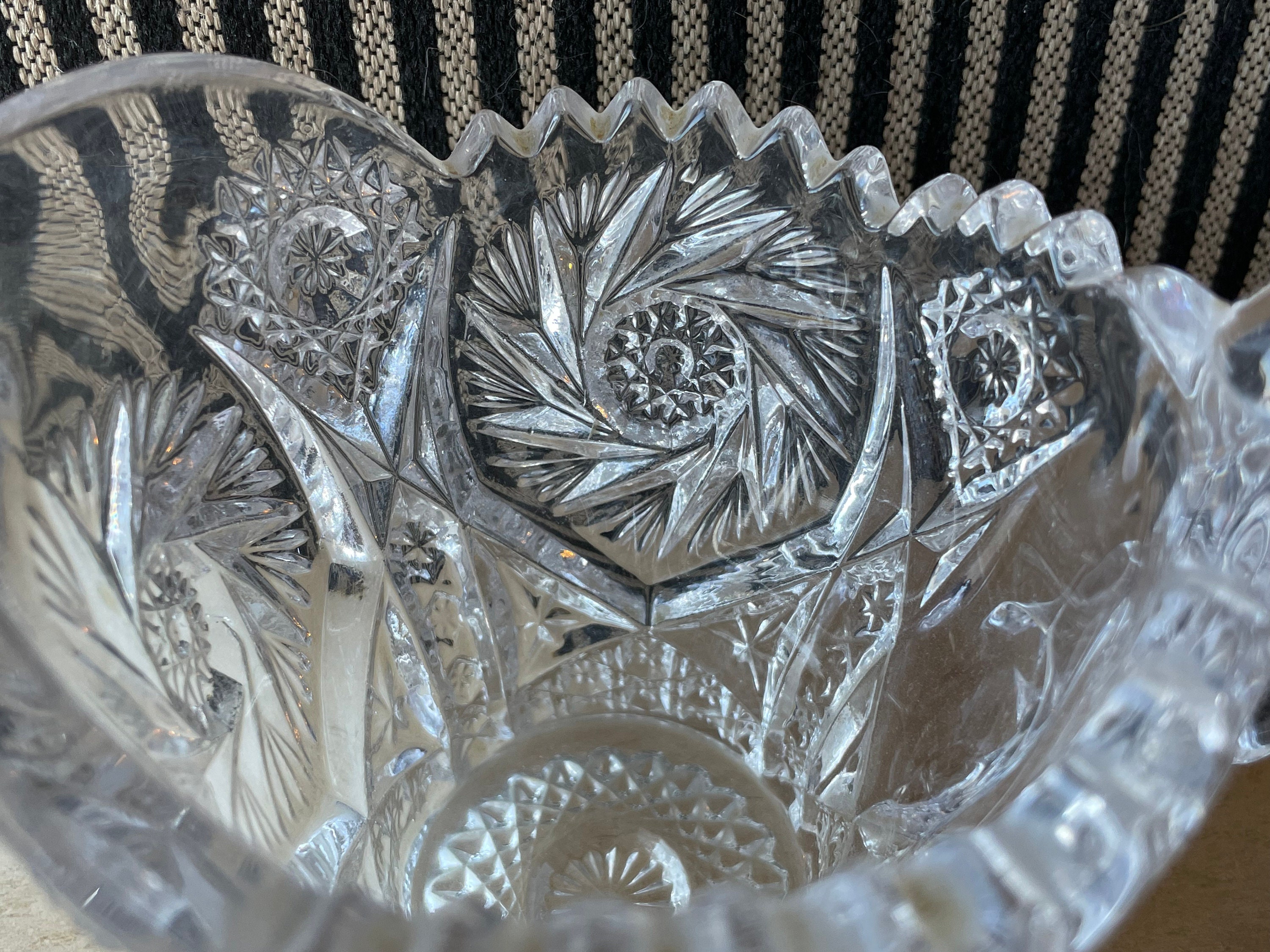 Vintage Clear Heavy Depression Glass Creamer and Sugar Bowl - Etsy