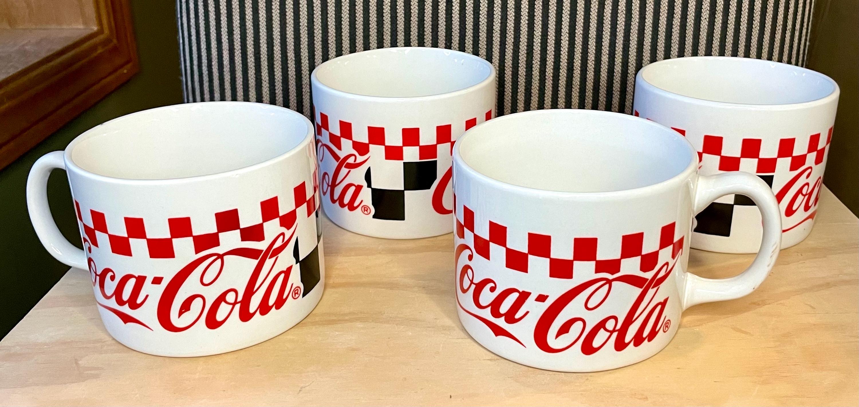 Vintage Coca Cola Checkered Diner Dishes: Gibson 1996 - Etsy