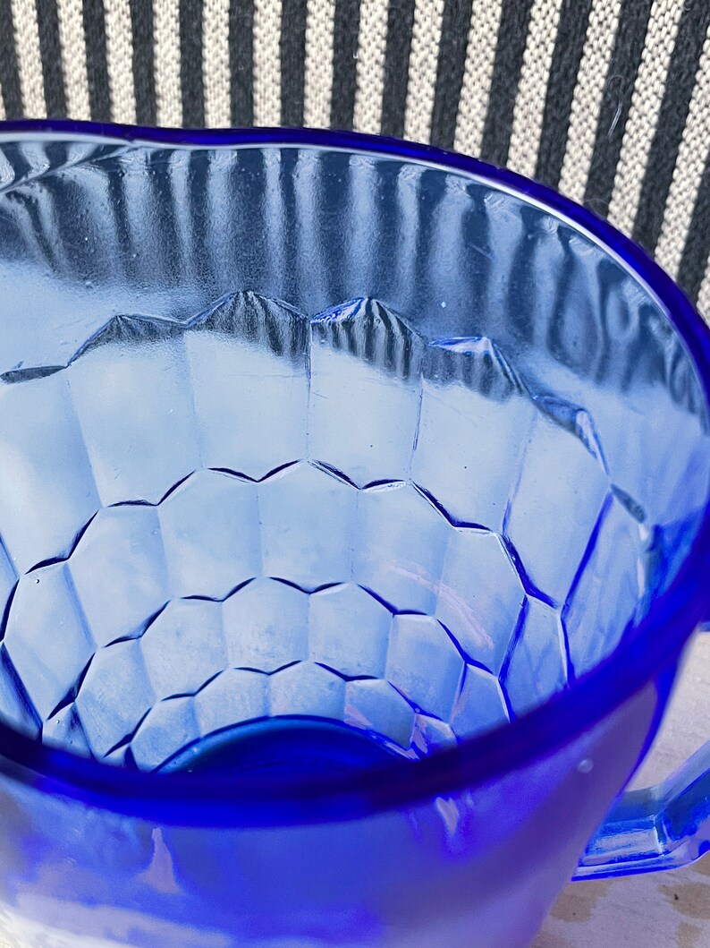 Vintage Depression Glass Pitchers: Hazel Atlas Colonial Block - Etsy Vintage Depression Glass Pitchers: Hazel Atlas Colonial Block - Etsy