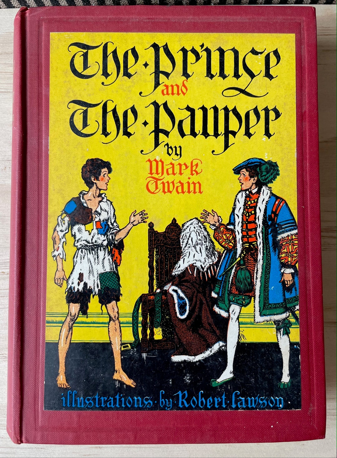 Vintage Book: the Prince and the Pauper by Mark Twain 1937 - Etsy