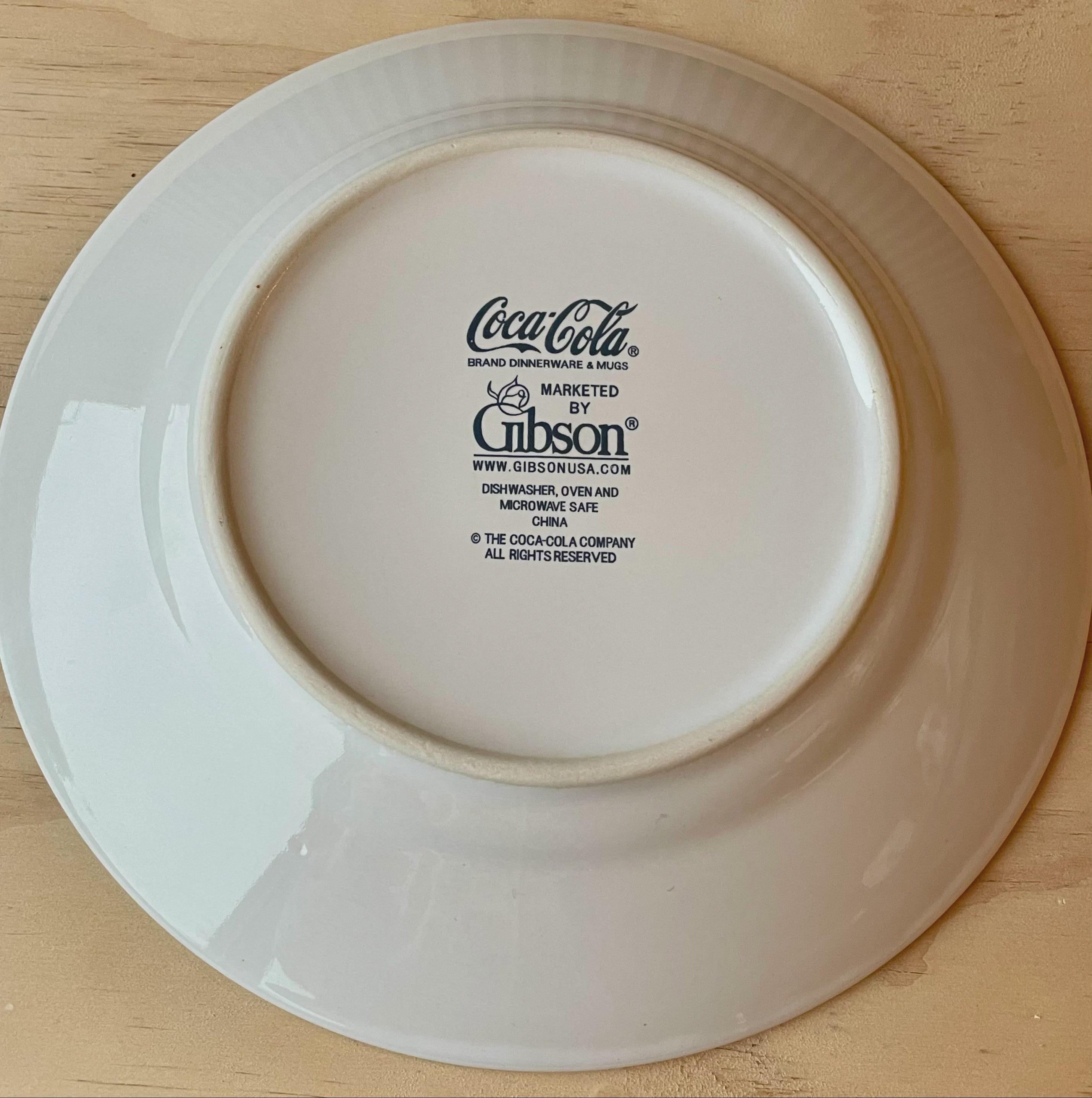 Vintage Coca Cola Dinnerware: Checkered Diner & Good Ol' Days Plates - Etsy