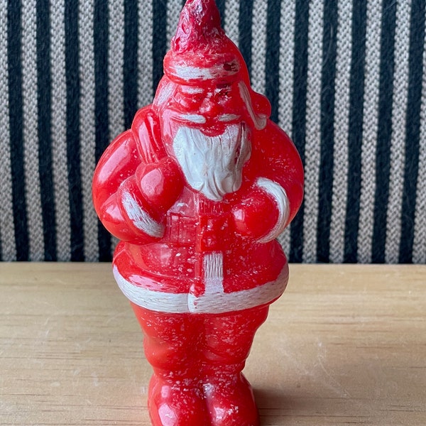 Vintage Plastic Candy Santa - Etsy