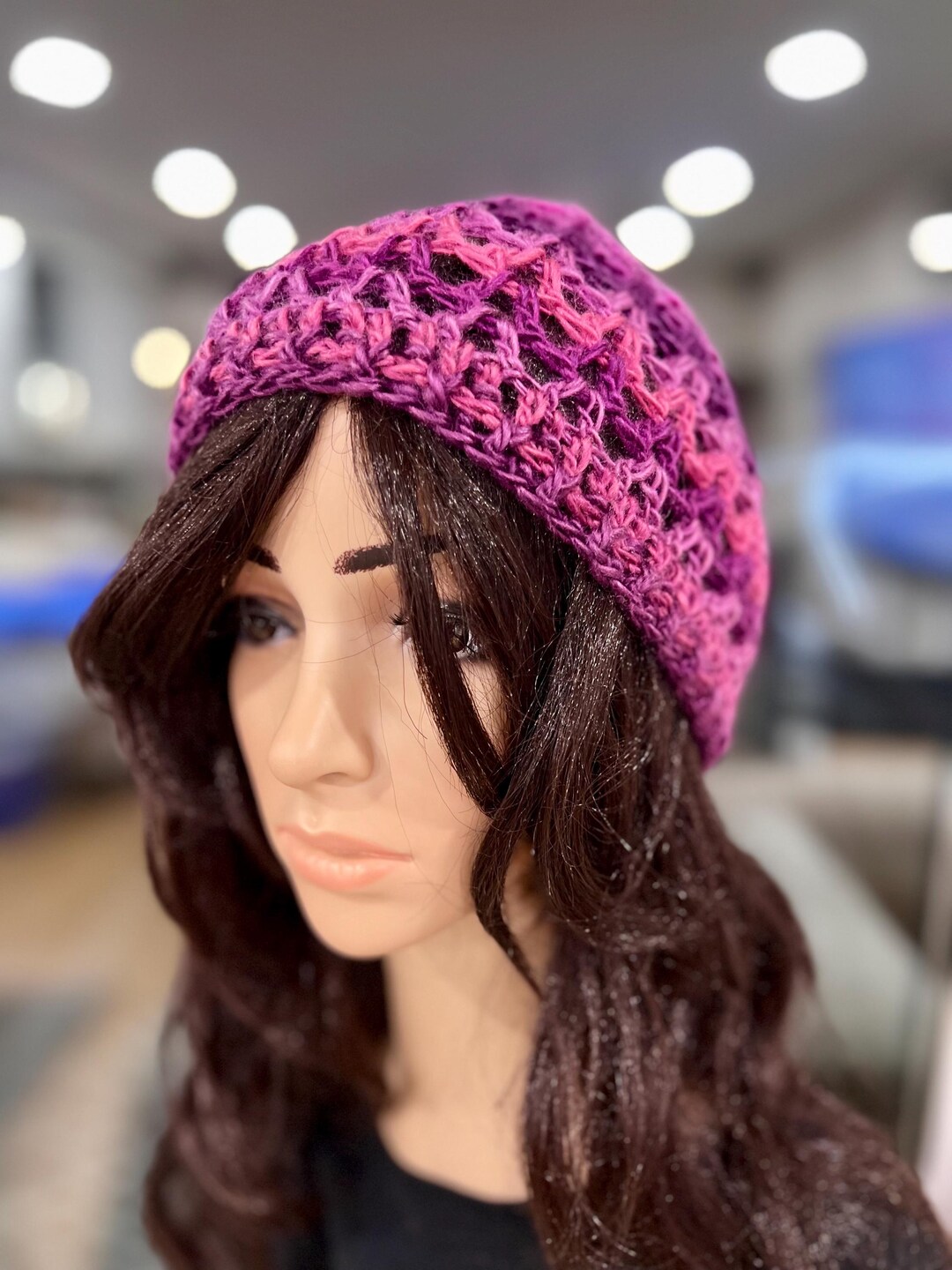 Handmade Multicolored Crochet Toque, Boho Style Women's Hat - Etsy