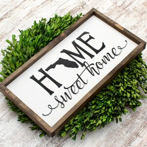 Florida | Florida Sign | Florida Decor | Florida Home Sweet Home Sign ...