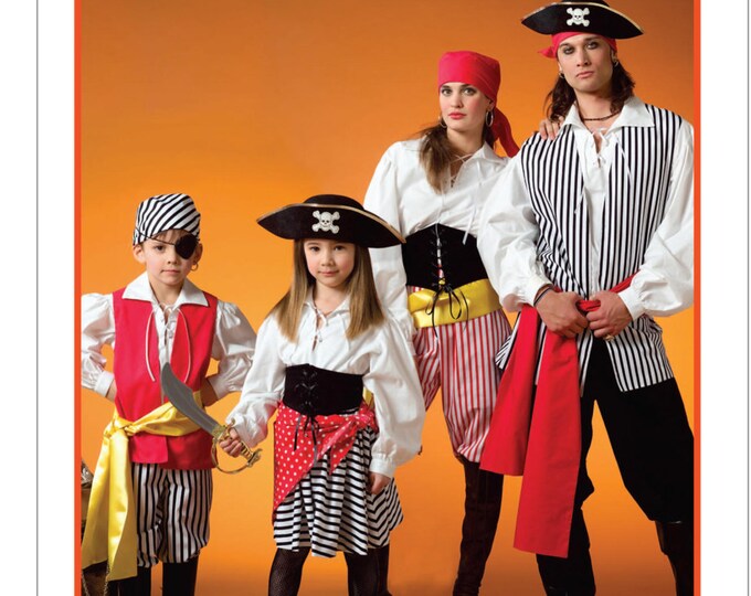 Sewing Pattern for Pirate Costumesmccall's Pattern M4952 - Etsy
