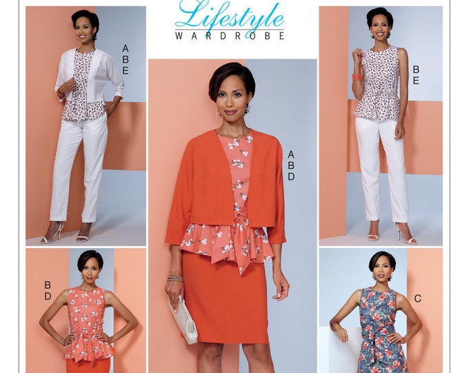 Sewing Pattern for Womens' Dolman Sleeve Jackets, Butterick Pattern ...