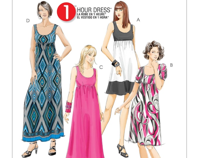 Sewing Pattern for Womens Dresses in Misses Size & Plus Sizes, Mccalls ...