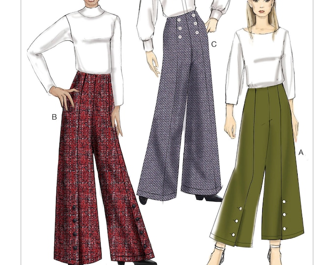 Sewing Pattern for Misses DEEP-V DRESSES, Vogue Pattern V9053, Womens ...