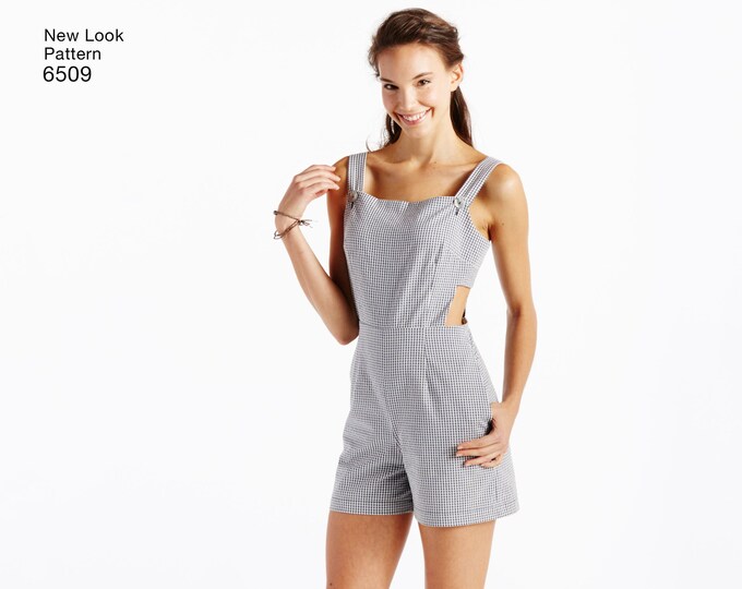 Sewing Pattern for Womens Romper Jumpsuit or Dress New Look | Etsy