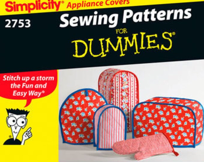 Sewing Pattern for Kitchen Appliance Covers, Pot Holder, Hot Mitt ...