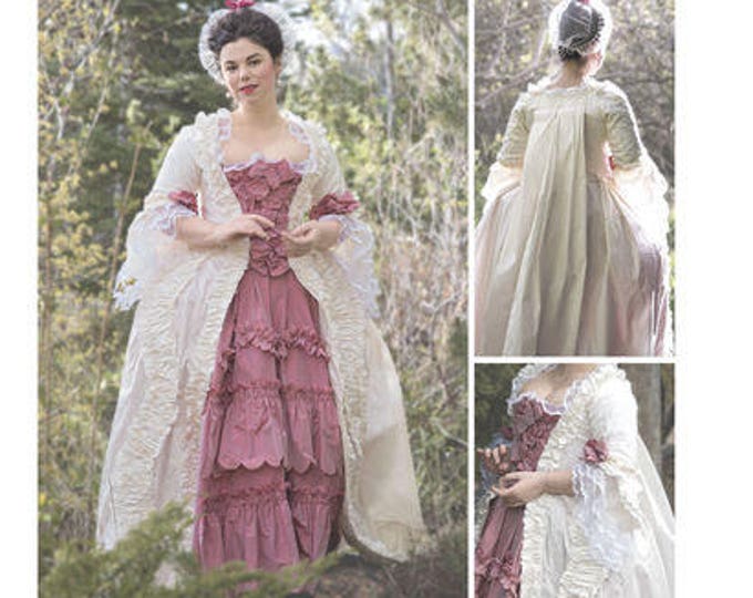 Sewing Pattern for Misses' 18th Century Gown, Women's 18th Century ...