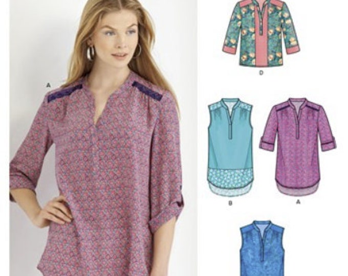 Sewing Pattern for Womens Tops in Misses Sizes, New Look Pattern N6374 ...
