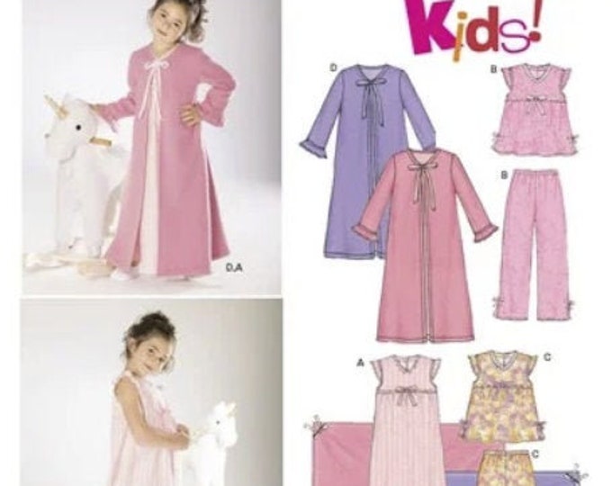 Sewing Pattern Girls Sleepwear, New Look Pattern 6334, New Pattern ...
