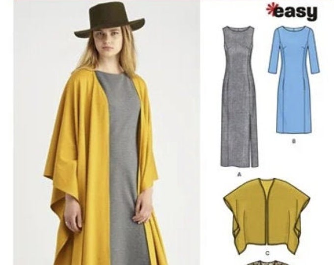 Sewing Pattern for Womens Dress and Wrap New Look Pattern - Etsy