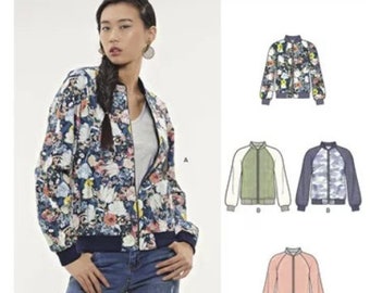 Sewing Pattern for Womens Jacket, Zip Front Jacket, Womens Coat Pattern ...