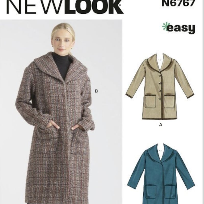 Shawl Collar Coat - Etsy