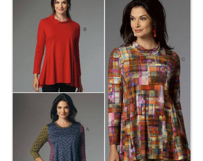 Sewing Pattern for Womens' Fit and Flare Tunics, Butterick Pattern ...