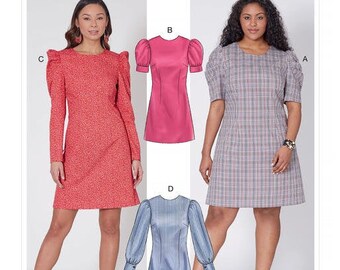 Sewing Pattern for Womens Dress in Misses & Plus Sizes, Mccall's M8286 ...