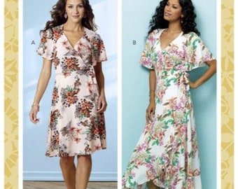 Wrap Dress Pattern - Etsy