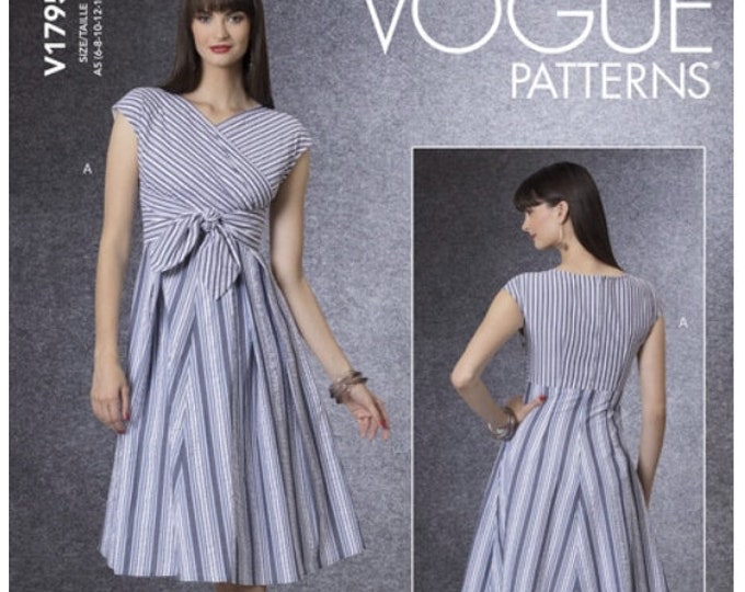 Sewing Pattern for Misses' Dress With Many Options, Vogue Pattern V1795 ...
