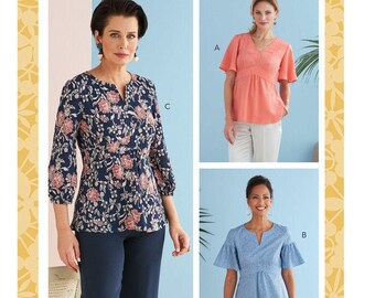 Sewing Pattern Womens Dress in Misses Sizes, Butterick Pattern B6725 ...