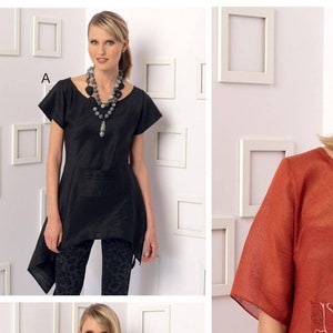 Sewing Pattern for Misses' HANDKERCHIEF-HEM TOPS Vogue - Etsy