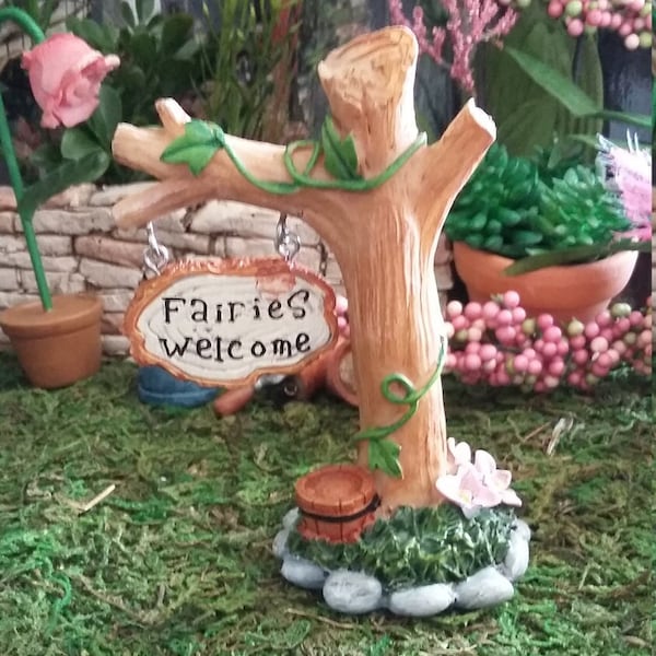 Fairies Welcome Sign - Etsy