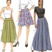 Sewing Pattern for Womens SKIRTS in Misses Sizes, Vogue Pattern V9090 ...