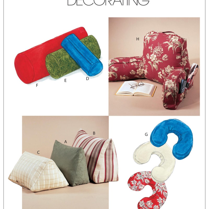 Bed Pillow Pattern Mccalls - Etsy