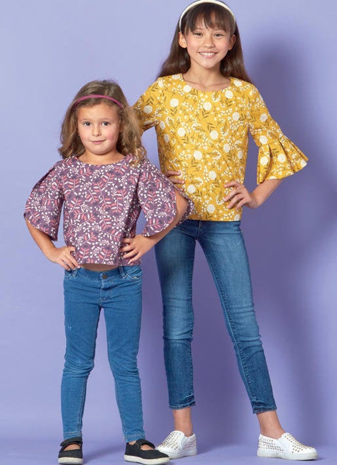 Sewing Pattern for Children's/girls' Tops, Mccall's Pattern M7708 ...