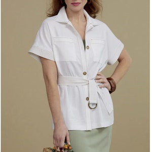 Sewing Pattern Womens Jacket, Belt, Dress, Top & Shorts, Butterick ...