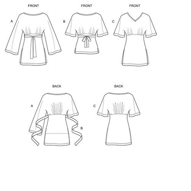 Sewing Pattern for Womens Tops New Look Pattern 6638 New | Etsy