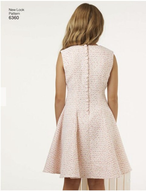 Sewing Pattern for Girls Party Dresses New Look Pattern - Etsy