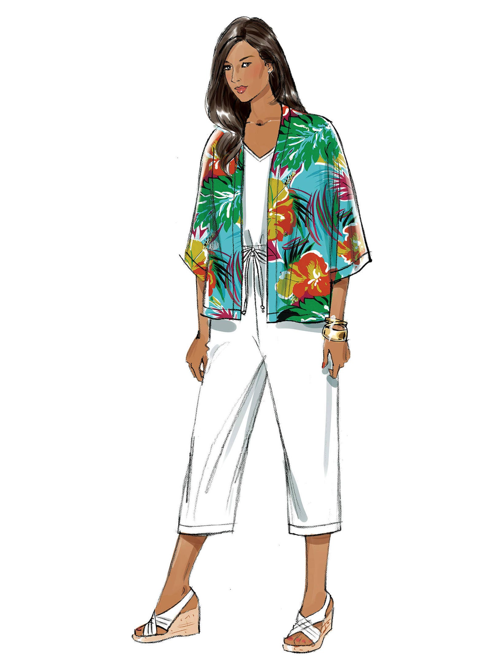 Sewing Pattern for Women's PLUS Size Kimono Jacket - Etsy