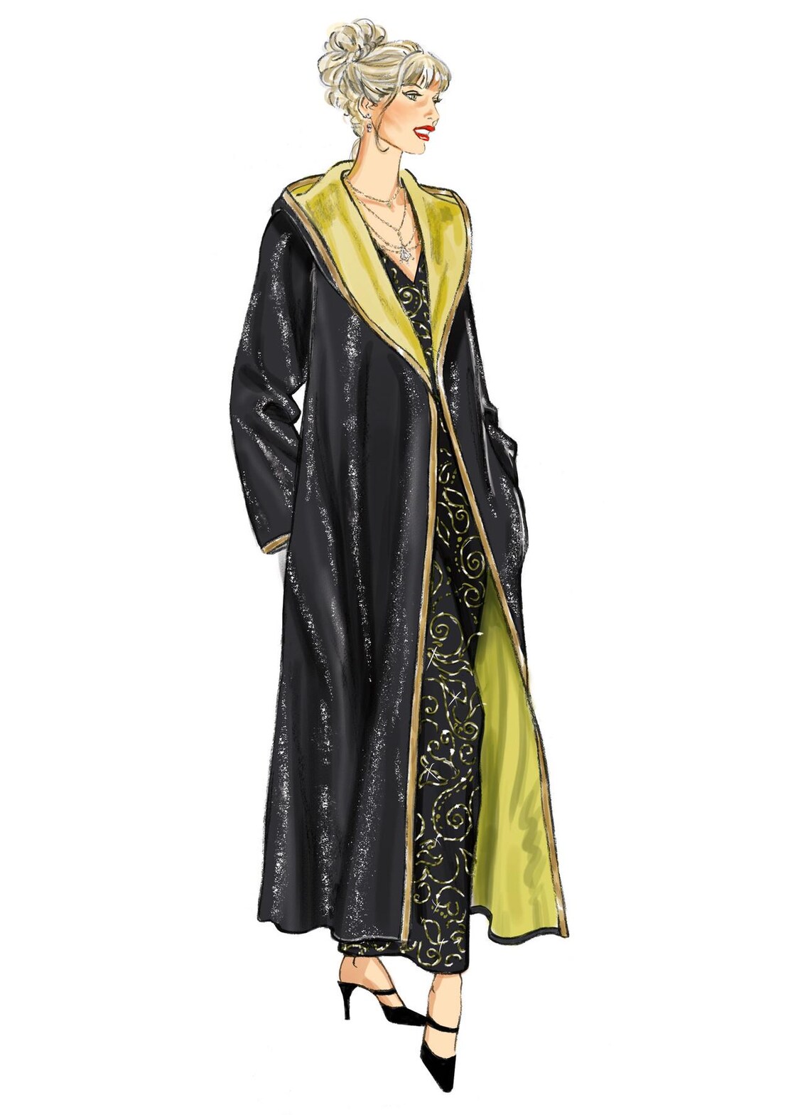 Sewing Pattern for Womens Hooded Coats and Jacket, New Look N6811, New ...