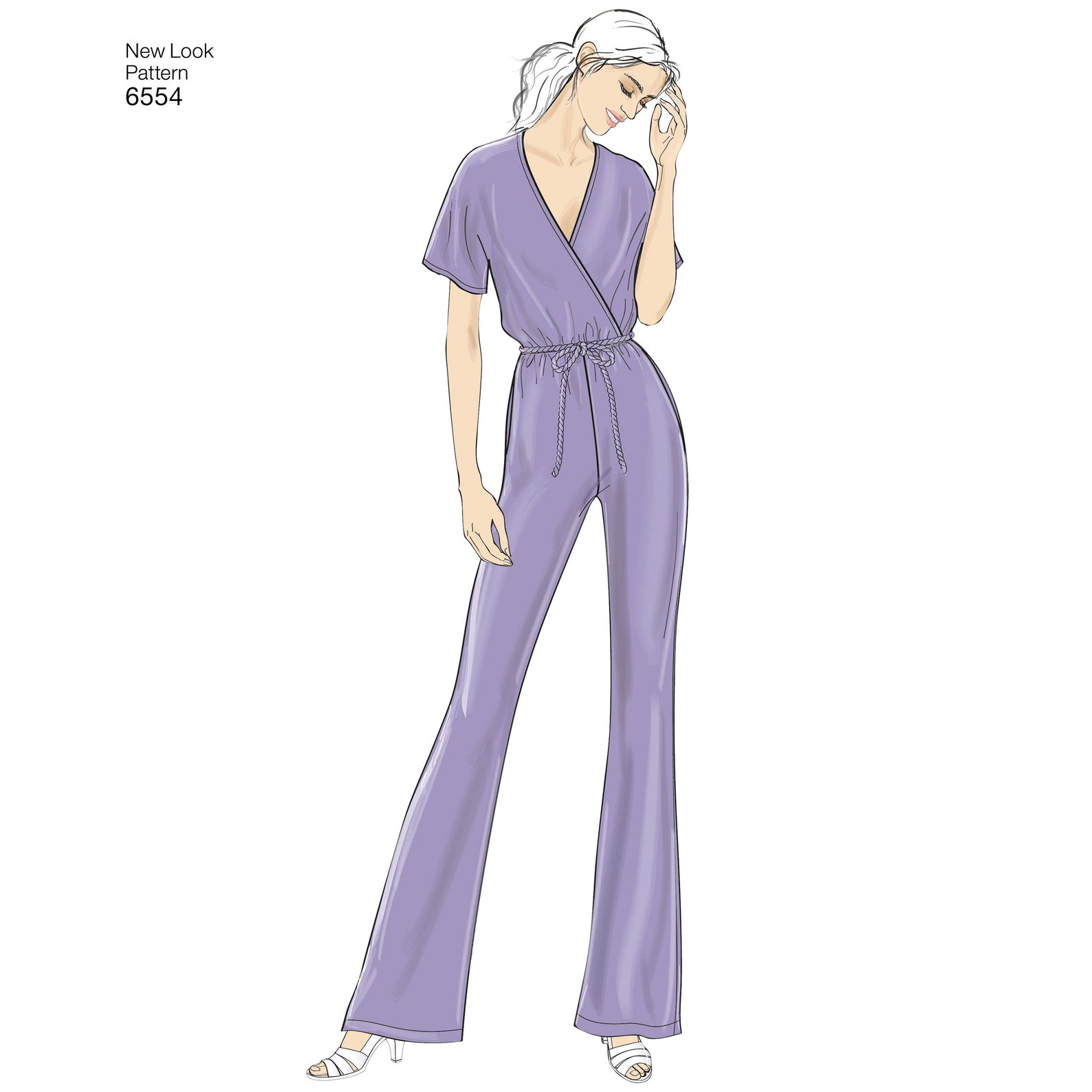 Sewing Pattern for Womens Jumpsuit and Dress, New Look 6554, New ...