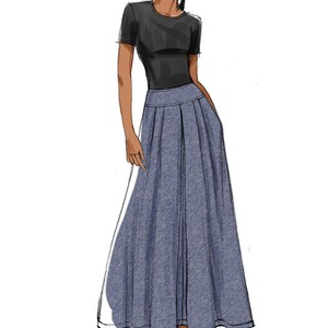Sewing Pattern for Womens SKIRTS in Misses Sizes, Vogue Pattern V9090 ...