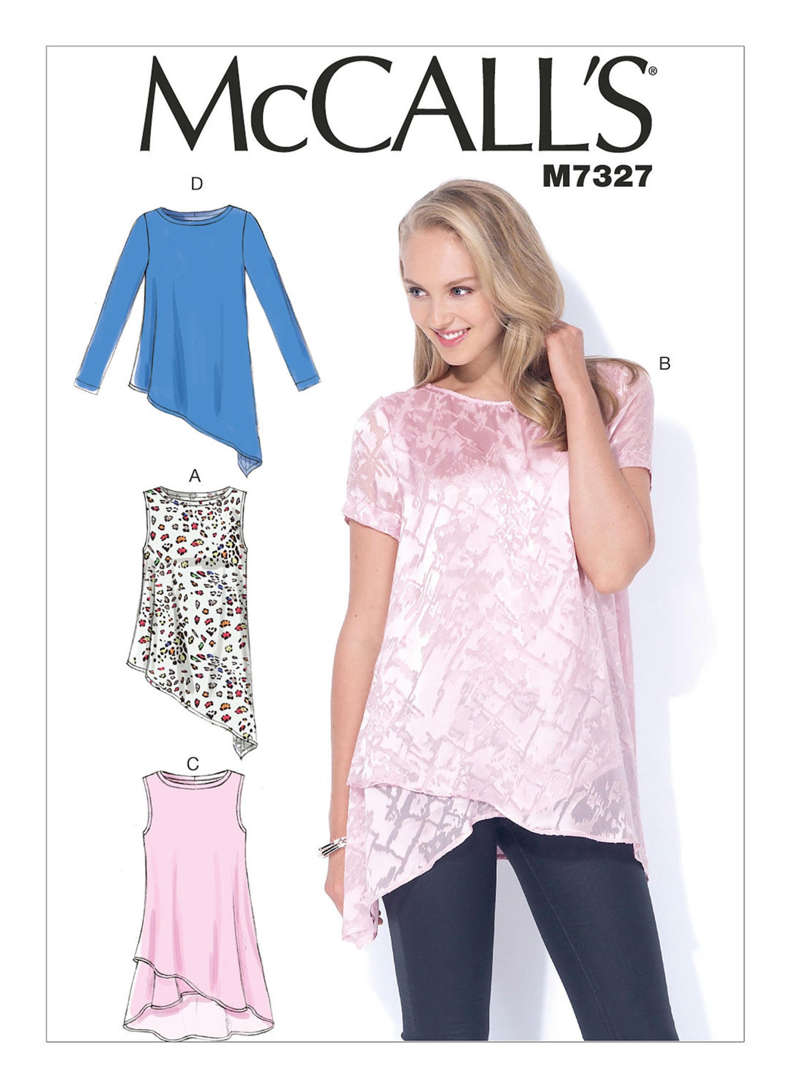 Sewing Pattern for Womens Tops Mccall's Pattern M7327 | Etsy