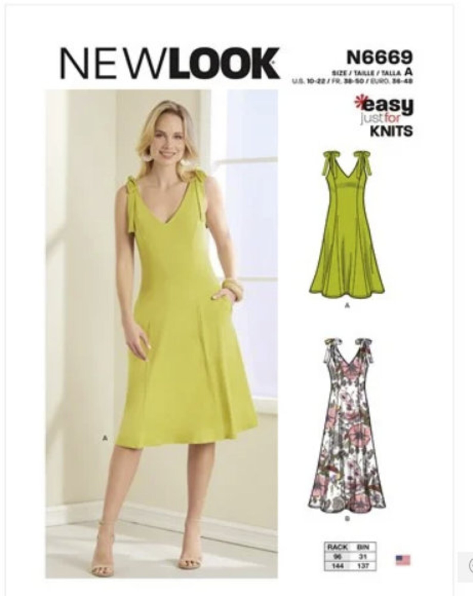 Sewing Pattern for Womens Dresses in Two Lengths New Look - Etsy