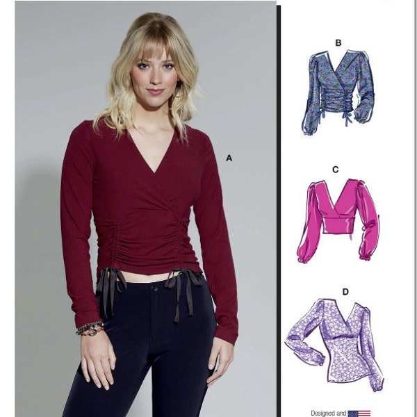 Surplice Top Sewing Pattern - Etsy