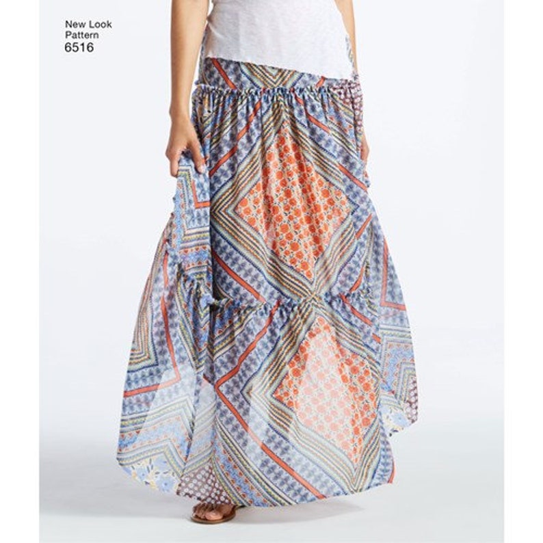 Sewing Pattern for Womens Skirts New Look Pattern 6516 New - Etsy